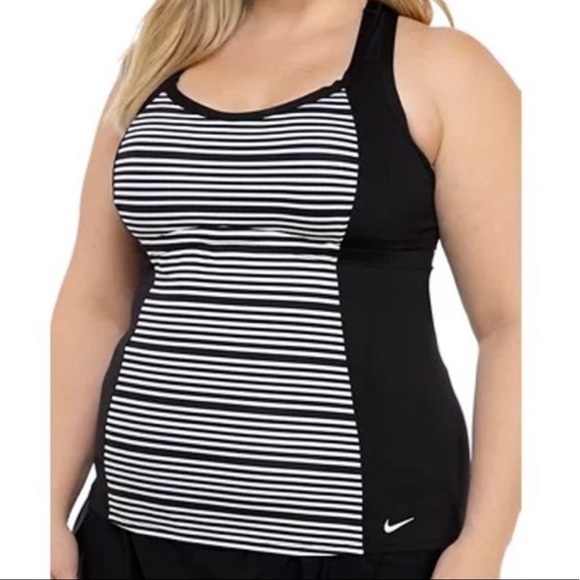 Nike | Swim | New Nike Racer Back Swim Tankini Plus Size 3x | Poshmark